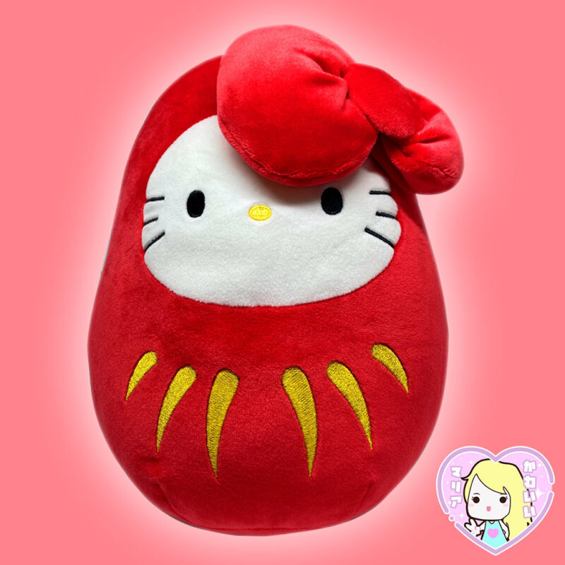 Peluche Hello Kitty Daruma Ribbon Rojo | María Kawaii Store