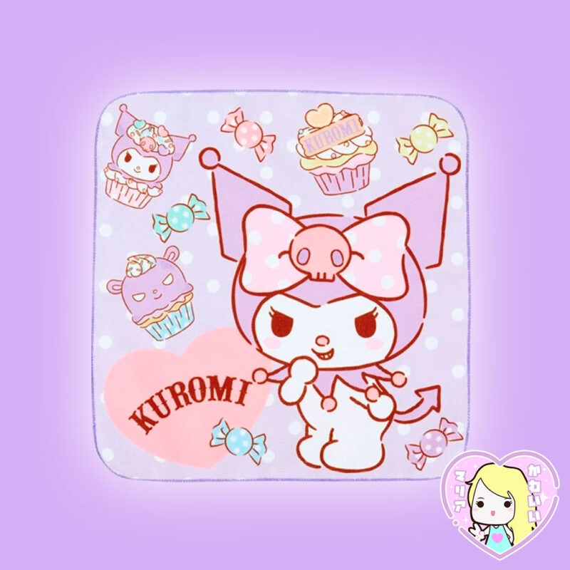 Paño microfibra multiuso Kuromi Fukubukuro Series | María Kawaii Store