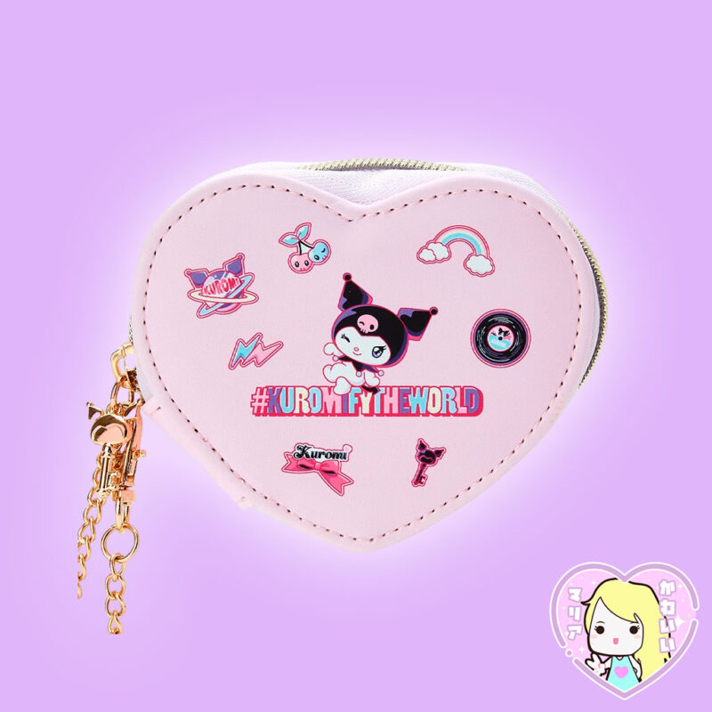 Monedero Sanrio Forma corazón Kuromifytheworld ~ Kuromi | María Kawaii ...