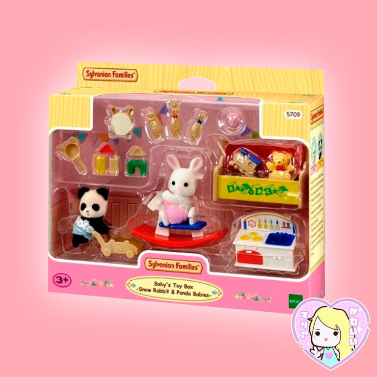 Sylvanian Families ~ Baby Toy Box Snow ~ Rabbit & Panda Babies | María ...