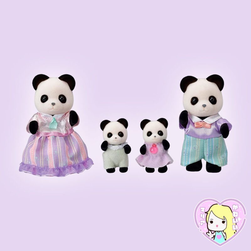 Sylvanian Families ~ Pookie Panda Family ~ Familia Pookie Panda | María ...