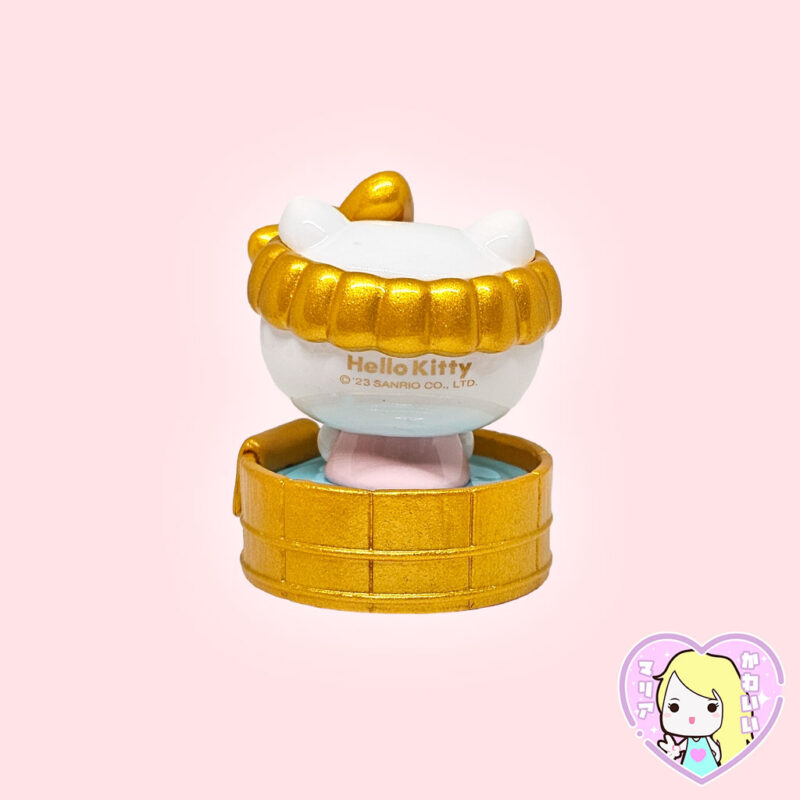 Mini Figura TOP TOY Hot Springs Series Sanrio ~ Hello Kitty Gold Ver ...