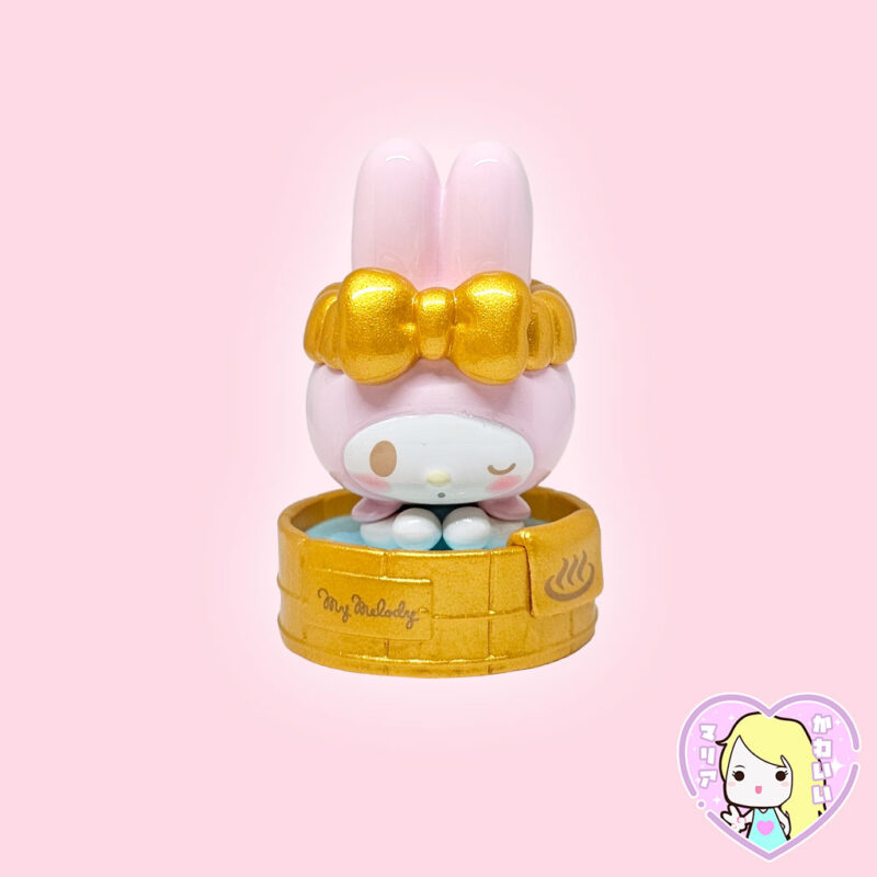 Mini Figura TOP TOY Hot Springs Series Sanrio ~ My Melody Gold Ver ...